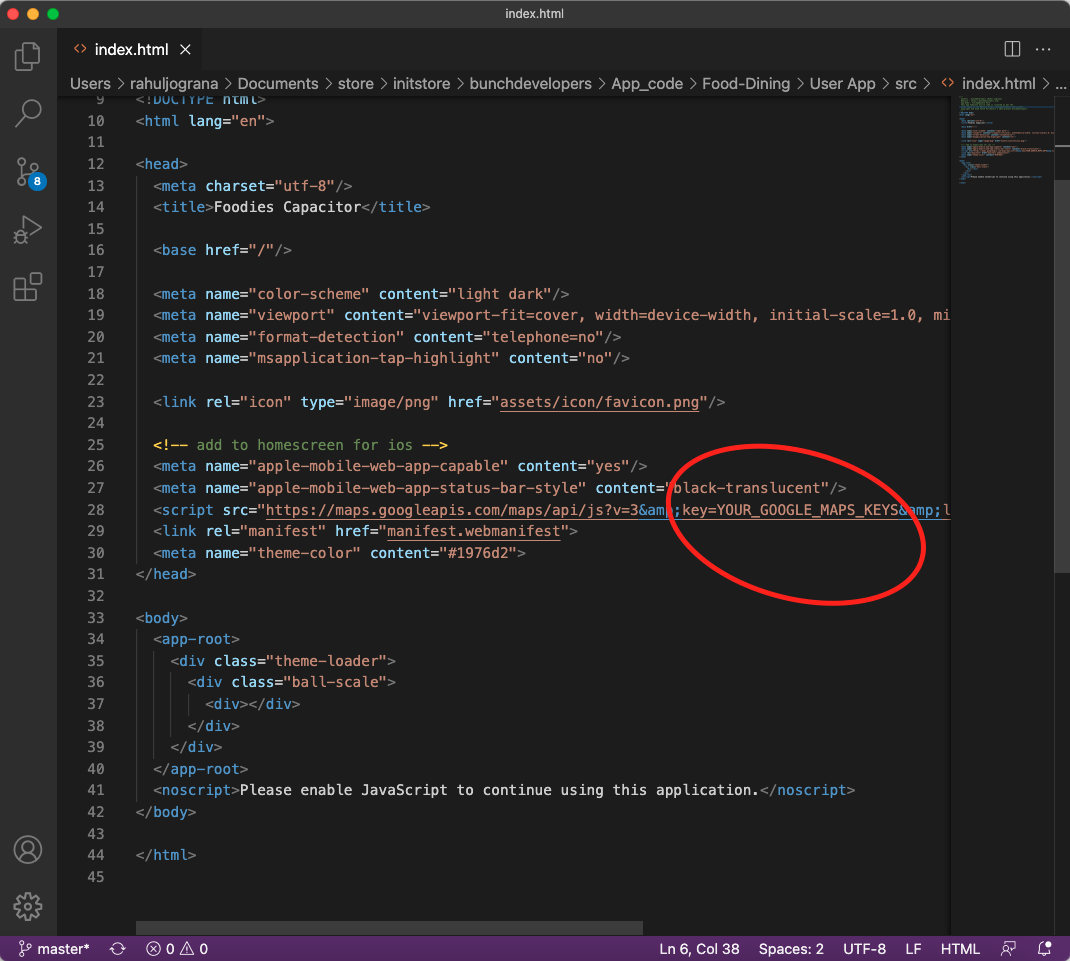 Google Maps Setup – Initappz Documentation