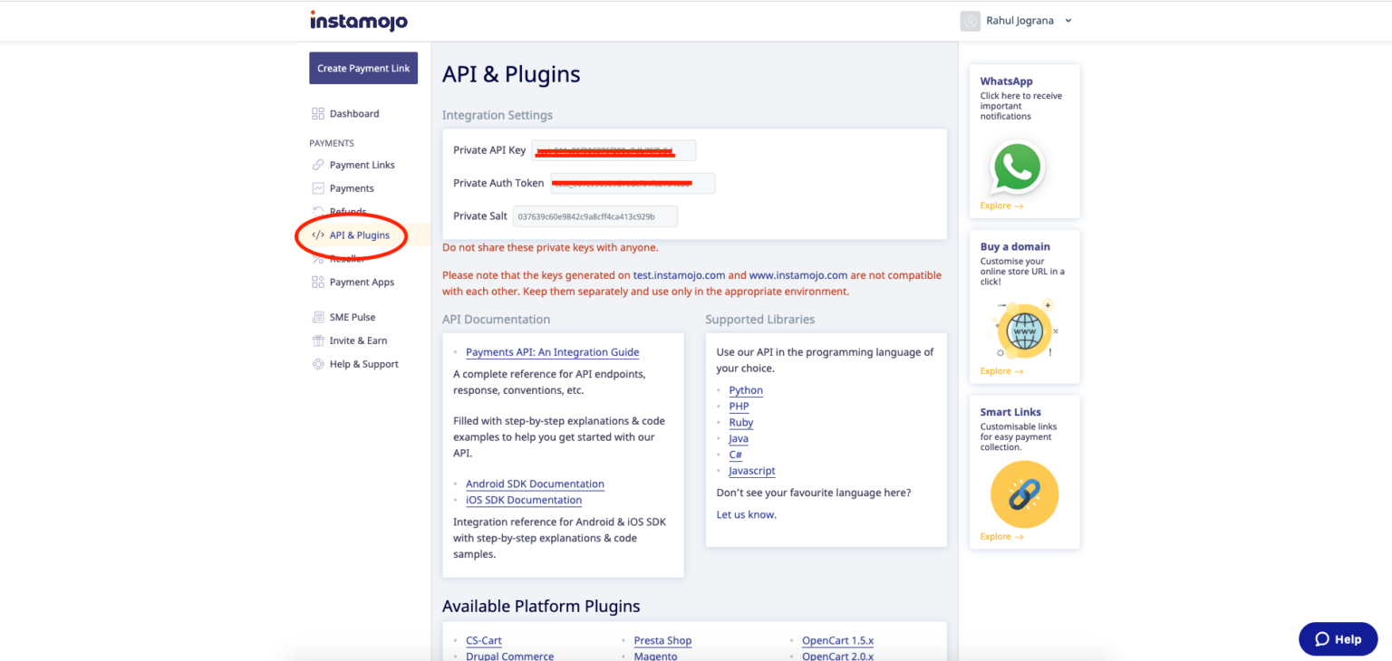 Instamojo Payment Setup – Initappz Documentation