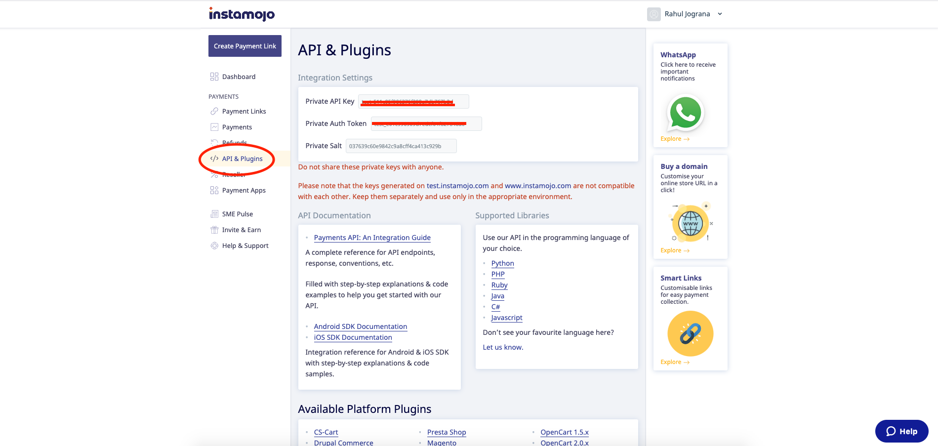 Instamojo Payment Setup – Initappz Documentation