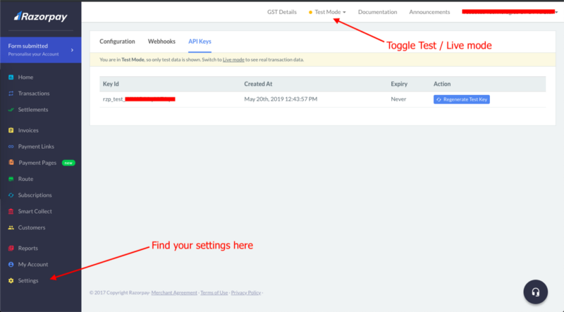 RazorPay Payment Setup – Initappz Documentation