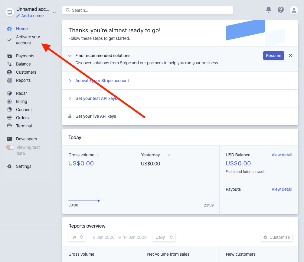 Stripe Payment Setup – Initappz Documentation