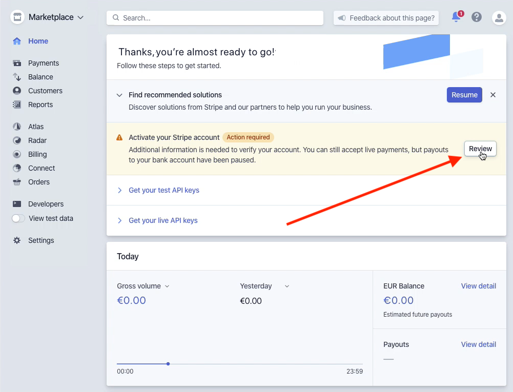 Stripe Payment Setup – Initappz Documentation